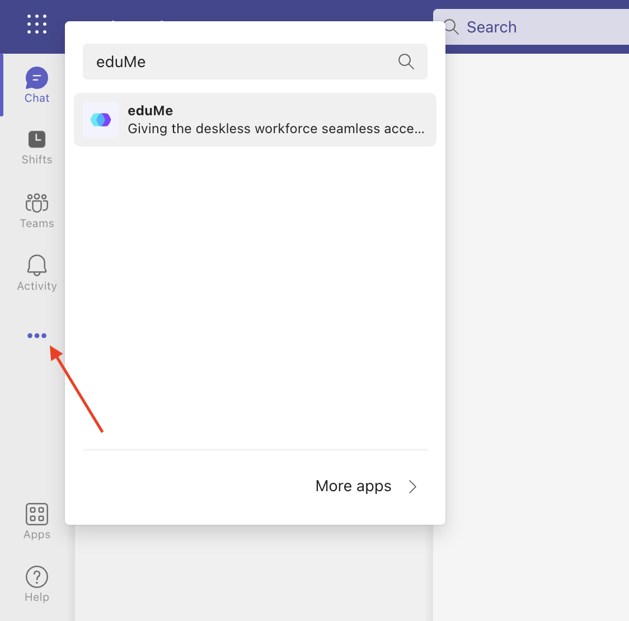 Sharing eduMe Courses in Microsoft Teams